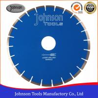 China Laser Welded Diamond Rock Saw Blades 300-600mm Dry Wet Cutting Marble Stone for sale