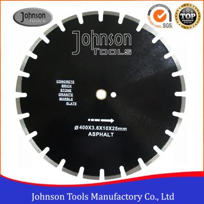 China SGS Approved 300-600mm Asphalt Cutter Blade with 3.2-4.4mm Segment Thickness for Road Cutting for sale