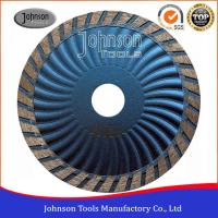 China Customized Diamond Stone Cutting Blade 105-230mm Wave Turbo Saw Blade for Granite Concrete for sale