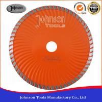 China Customized Diamond Stone Cutting Blade 105-230mm Wave Turbo Saw Blade for Granite Concrete for sale