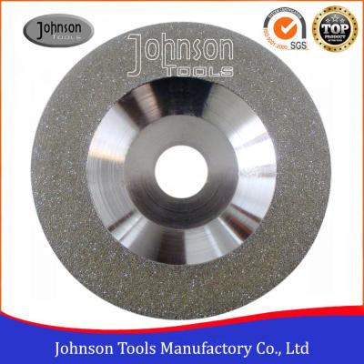 China Cup Shape Electroplated Diamond Grinding Wheels 100-180mm with 20mm Segment Width for Marble and Stone for sale
