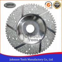 China Customized Multi Holes Electroplated Diamond Blades 100-125mm for Stone Profiling for sale