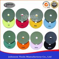 China 4 Inch Diamond Flexible Polishing Pad Set - 1.1mm Thickness, 8 Grit Sizes for Stone Surface Finishing for sale