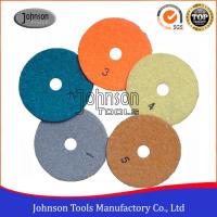 China 4 Inch 5 Step Dry Use Diamond Floor Polishing Pad 100mm Resin Bond for Stone for sale