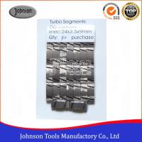 China Turbo Diamond Segments 38mm-150mm with 8mm Height for Granite and Marble Core Bits for sale
