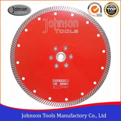China 230mm Diamond Stone Cutting Blade 2.6mm Segment for Hand Held Saw Dry Wet Cut for sale