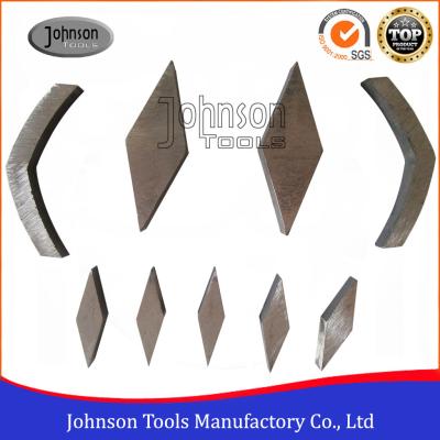 China Rhombus Shape Diamond Segments 28x8x7mm to 50x18x10mm for Concrete Grinding Tools 5-10 Inch Cup Wheels for sale