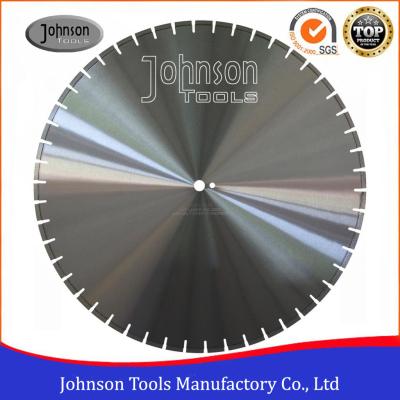 China 28-48 Inch Laser Welded Diamond Floor Saw Blades for Concrete Cutting with 4.8-5mm Segment Thickness for sale