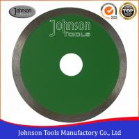 China 180mm Wet Dry Continuous Rim Ceramic Tile Saw Blade - 2.0mm Thickness for Porcelain & Stone Cutting for sale