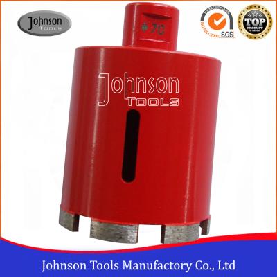 China 70mm Diamond Core Drill Bit with M14 Thread for Stone Drilling - 103mm Length, 8mm Segments for sale