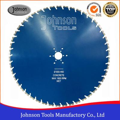 China 800mm Diamond Wall Saw Blade for Concrete Cutting - 40mm Segment Length with 60mm Inner Hole for Demolition Equipment for sale