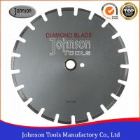 China OD350mm Diamond Laser Welded Floor Saw Blade with 3.2mm Segment Thickness for Asphalt and Concrete Cutting for sale