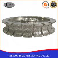China Custom Full Bullnose Vacuum Brazed Diamond Profile Wheels 140-350mm for Stone Shaping with 30mm Center Hole for sale