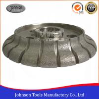China 80-350mm Vacuum Brazed Diamond Profile Wheel for Granite & Marble - Ogee Shape with 30mm Center Hole for sale