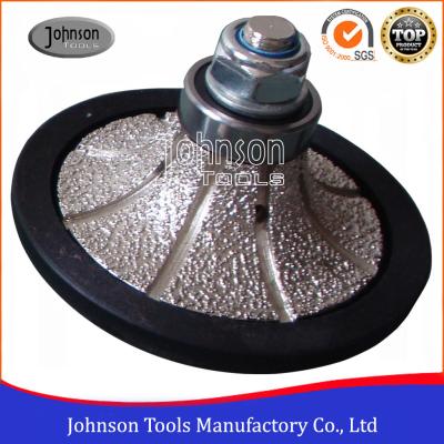 China Half Bullnose Diamond Grinding Wheel 10mm-40mm Height M14 5/8-11 Thread for Stone Edging for sale