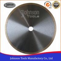 China 300mm Continuous Rim Ceramic Tile Cutting Blade - 2.2mm Thickness, 10mm Segment Height for Wet Cutting for sale