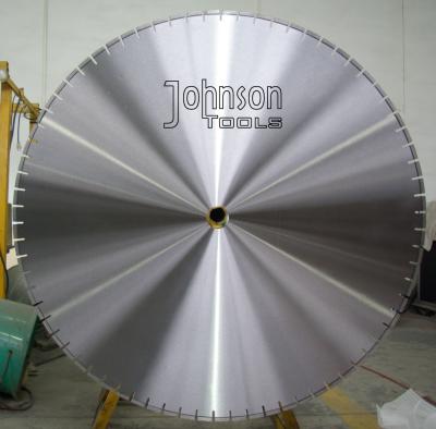 China 1100mm 44 Inch Laser Welded Diamond Saw Blade for Prestressed Concrete Cutting for sale