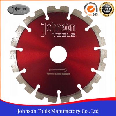 China 150mm Laser Welded Diamond Concrete Saw Blade - 6 Inch Dry Cutting Blade with 2.4mm Segment Thickness for Reinforced Concrete for sale