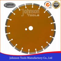 China 300mm Laser Welded Diamond Stone Cutting Blade Key Slot 40mm Segment Granite for sale