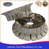 China Eased Vacuum Brazed Diamond Profile Wheels 140-350mm Diameter for Granite and Marble Shaping for sale