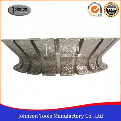 China Vacuum Brazed Diamond Profile Wheels 140-350mm for Granite Marble Stone Shaping for sale