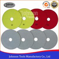 China 6 Inch Resin Bond Diamond Polishing Pad 150mm Wet Dry for Stone Marble Granite for sale