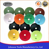 China 100mm Convex Diamond Polishing Pads for Ogee Polish - 4 Inch Diameter with 8 Grit Sizes (50# to 3000#) for sale