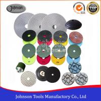 China Diamond Polishing Pads for Concrete Granite Marble 100mm Wet Dry Resin Bond for sale