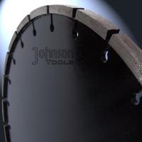 China Laser Welded Diamond Loop Concrete Saw Blades 300-450mm 10-15mm Segment Height for sale