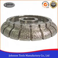 China Cove Edge Vacuum Brazed Diamond Profile Wheels 140-350mm with SGS/GB Certificate for Granite & Marble for sale