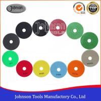 China Circular Wet Granite Polishing Pads 75-125mm Spiral Diamond Tools for Marble for sale