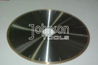 China 14 Inch 350mm Silver Brazed Diamond Stone Cutter Blade for Marble with 3.2mm Segment Thickness for sale