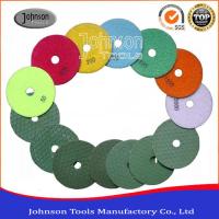 China Dry Diamond Polishing Pads 75-180mm for Granite Marble Fast Polishing with Pad Holder for sale
