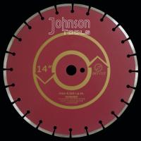 China 350mm Laser Welded Diamond Granite Cutting Blade 14 Inch 3.2mm Segment for Granite Slab for sale
