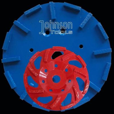 China Custom Color Diamond Grinding Plate 100mm for Concrete Stone Floor Grinding for sale
