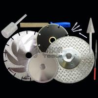 China Electroplated Diamond Tools for Angle Grinder 4 Inch Cutting Grinding Marble Granite for sale