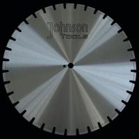 China 600mm Laser Welded Diamond Asphalt Saw Blade - 4.4mm Segment Thickness for Highway Cutting for sale