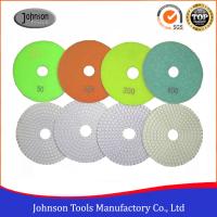 China Star Shape Wet Diamond 3 Step Granite Polishing Pads 4 Inch for Marble Stone for sale