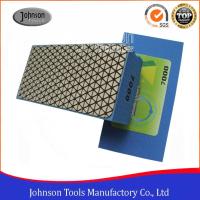 China Resin Bond Diamond Hand Polishing Pads 100x50mm #7000 Grit for Glass Mirror for sale