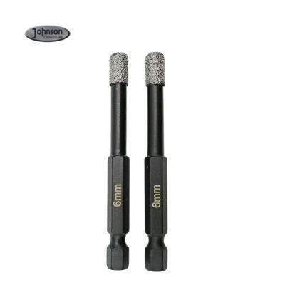 China Vacuum Brazed Diamond Hole Saw 6mm for Tile Ceramic Porcelain Drilling for sale