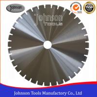 China 600mm Laser Diamond Wall Saw Blade for Reinforced Concrete Cutting 36 Segments for sale