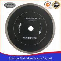 China 230mm Diamond Sintered Continuous Rim Ceramic Tile Saw Blade 2.0mm 22.23mm for sale