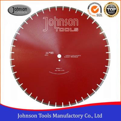 China 650mm Laser Diamond Saw Blade for Road Cutting - 4.8/5mm Segment Thickness with 36 Segments for sale