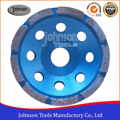 China 115mm Diamond Single Row Cup Wheel for Stone Floor Grinding 22.23mm Bore for sale