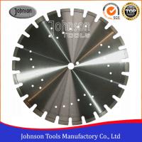 China 450mm Laser Welded Diamond Saw Blade for Asphalt Cutting - 3.6mm Segment Thickness with 10/12/15mm Height Options for sale