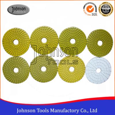 China 100mm Diamond Wet Polishing Pad - 4 Inch Granite & Marble Polishing Discs with 2.8mm Thickness and Multiple Grit Sizes for sale
