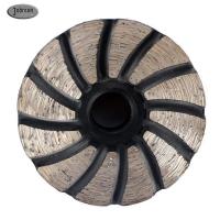 China 60mm Diamond Grinding Plate Wheel for Concrete Brick Floor 65Mn Steel M14 for sale