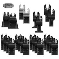 China 24PCS Universal Metal Wood Oscillating Multitool Quick Release Multi Tool Saw Blades for sale