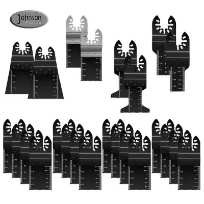 China 24PCS Universal Metal Wood Oscillating Multitool Quick Release Multi Tool Saw Blades for sale