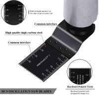 China 24PCS Universal Metal Wood Oscillating Multitool Quick Release Multi Tool Saw Blades for sale